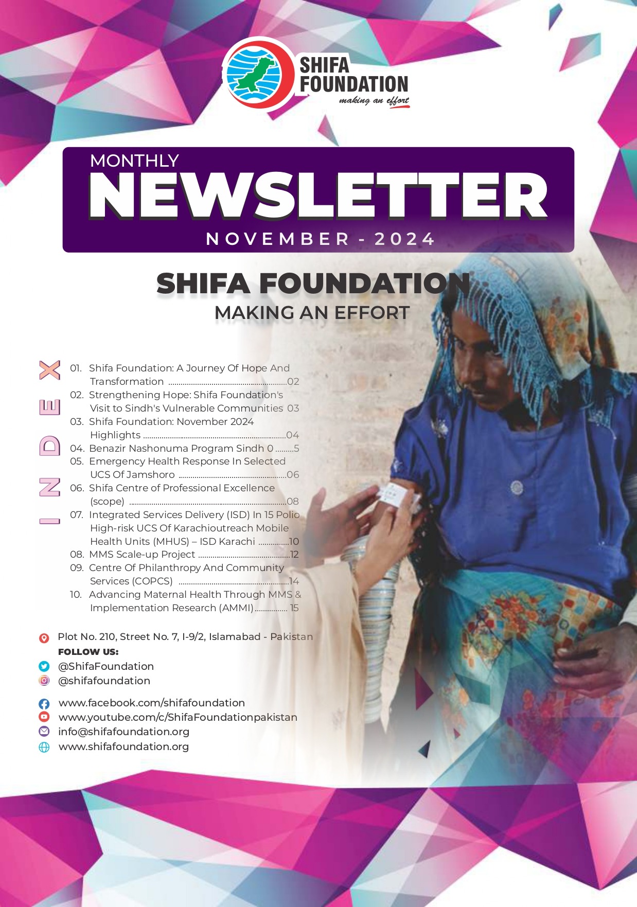 Newsletter November 2024 | Shifa Foundation | Charity and Fund Raising ...